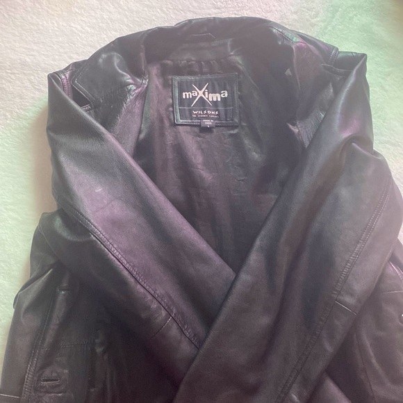 Maxima | Jackets & Coats | Vintage Leather Jacket Perfect For An ...